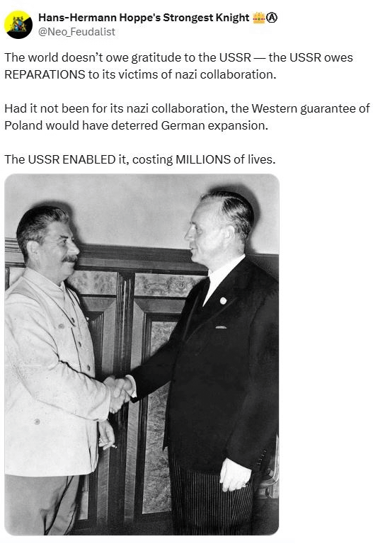 No USSR - no WW2 - Peter Theil