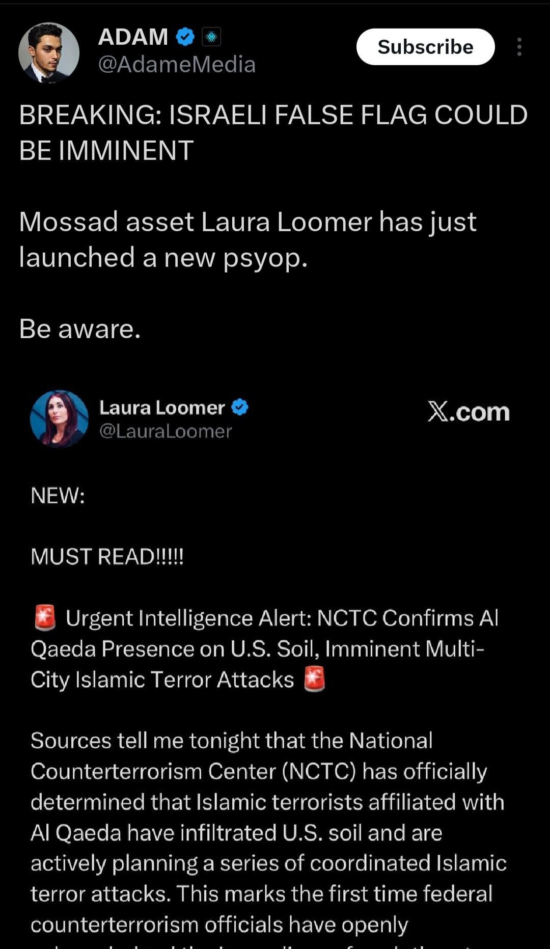 Potential US Terror Attack? - Peter Theil