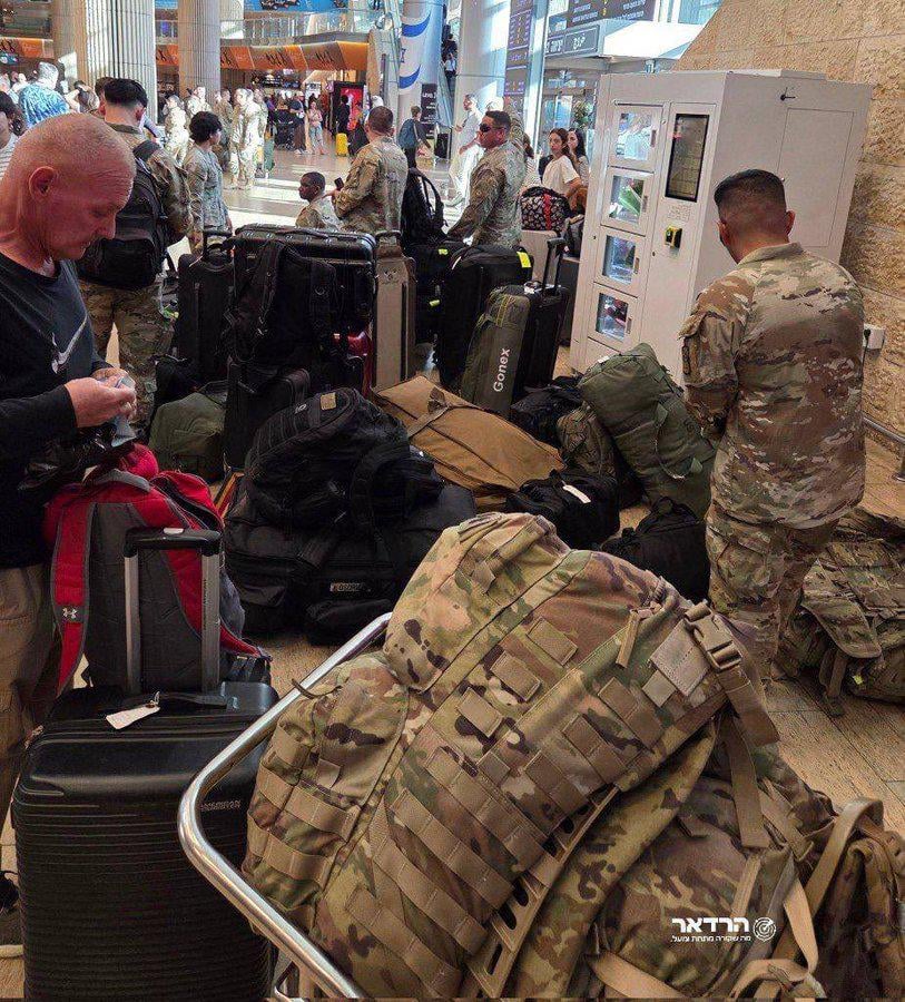American military personnel have begun arriving in Israel through Ben ...