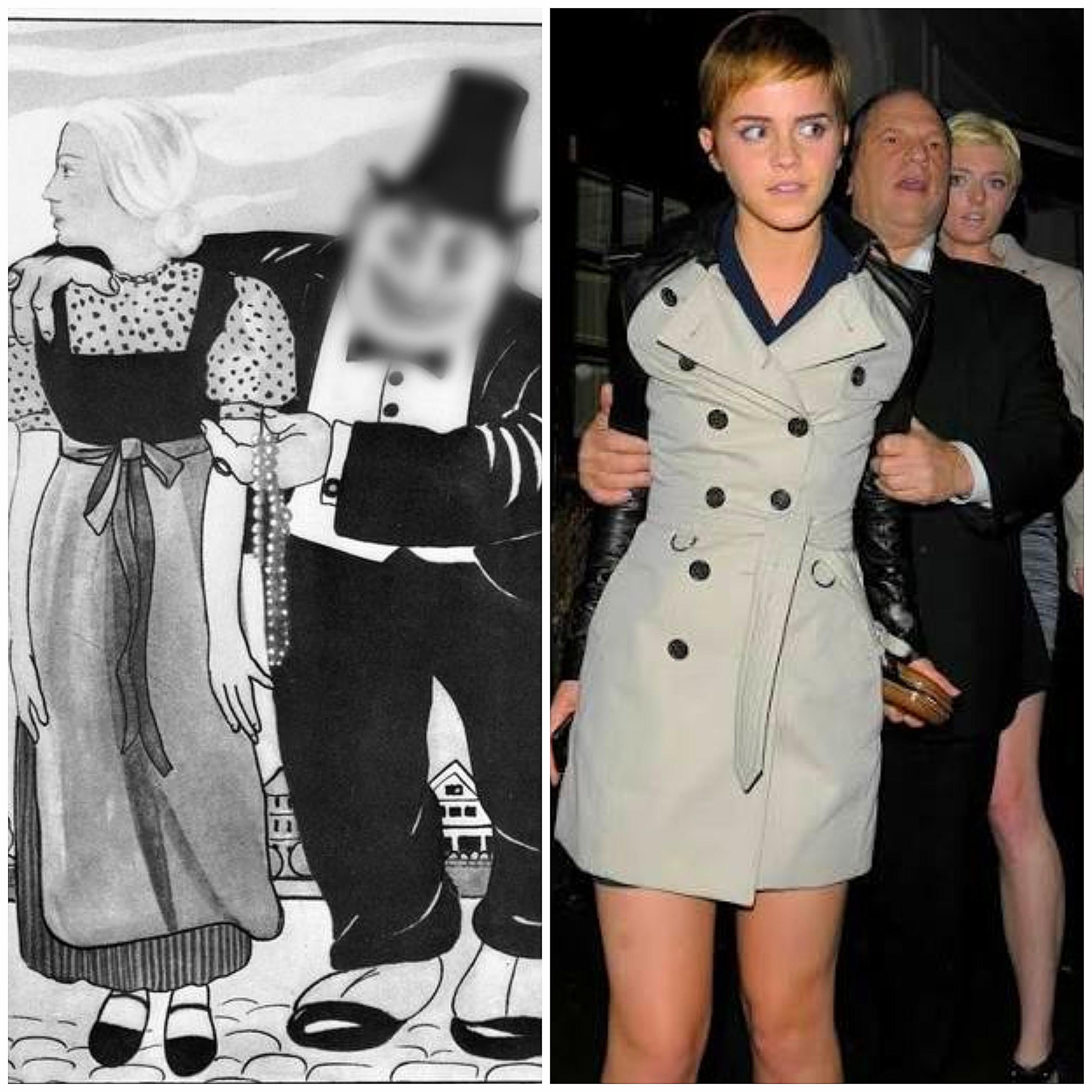 1930s "propoganda" vs 2011 photo of 60 year old Harvey Weinstein & 18 ...