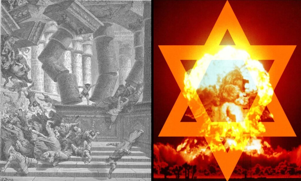 This is Israel's nuclear armageddon plan (The Samson Option) everyone ...